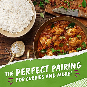 Tilda Ready to Heat Pure Basmati Rice, Convenient Microwaveable Rice, 8.5 Ounce Pouch (Pack of 6)