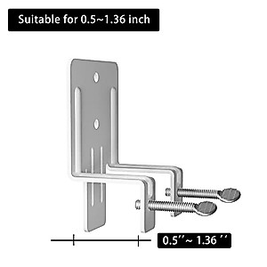 Woozuro Non Slip Mattress Gaskets for Bed Frame, Mattress Holder in Place Gripper， Keep Mattress from Sliding Stopper, 6 Pcs White Baffle Fit for Box Spring, Wide Applicability
