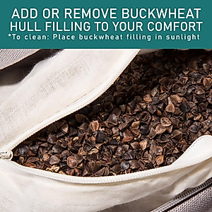 Yoga Meditation Buckwheat Bolster Pillow Cushion