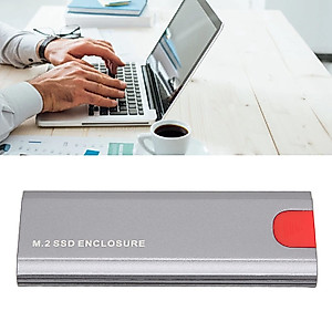 M.2 NVME SSD Enclosure, M.2 SSD Enclosure 2TB UASP Compliant High Speed for 2230 SSD Dark Grey