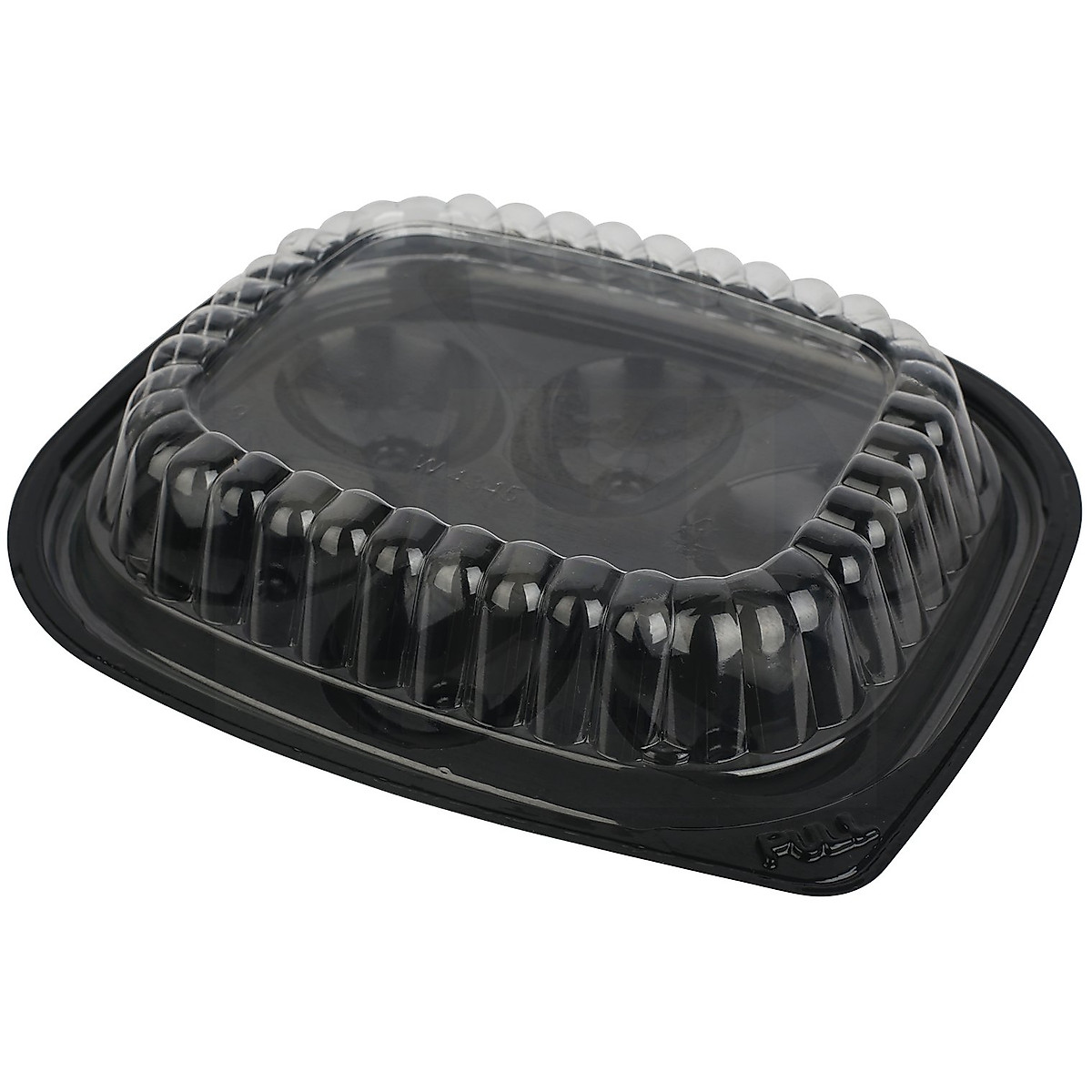 MT Products Blank Natural Pulp Egg Cartons Holds Up Twelve Eggs - 1 Dozen (25 Pieces) and Plastic Deviled Egg Trays With Clear Lid For Six Egg Halves (Set of 12)