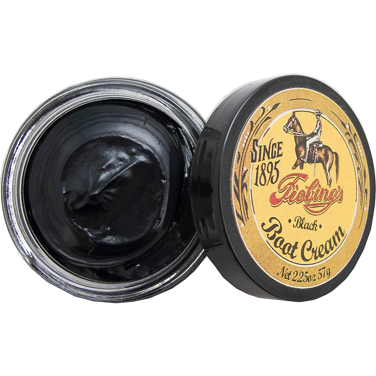 Fiebing's Boot Cream 2.25oz - Black - Boot and Shoe Polish