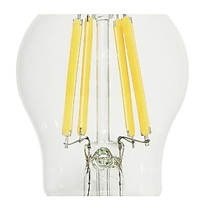 Westinghouse Lighting 5279000 9 Watt (100 Watt Equivalent) A15 Dimmable Clear Filament LED Light Bulb, Medium Base