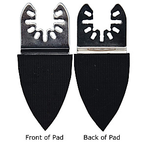 XXGO 51 Pcs Oscillating Finger Sanding Pad Sandpaper for Multi Tools Compatible with Bosch Chicago Craftsman Dremel Fein Harbor Freight Makita Milwaukee Porter Cable Ridgid XG3051A