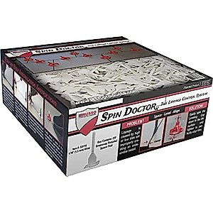 Spin Doctor Tile Leveling System 1 by 16Th", 1.5mm- 1 Box of 250 Piece