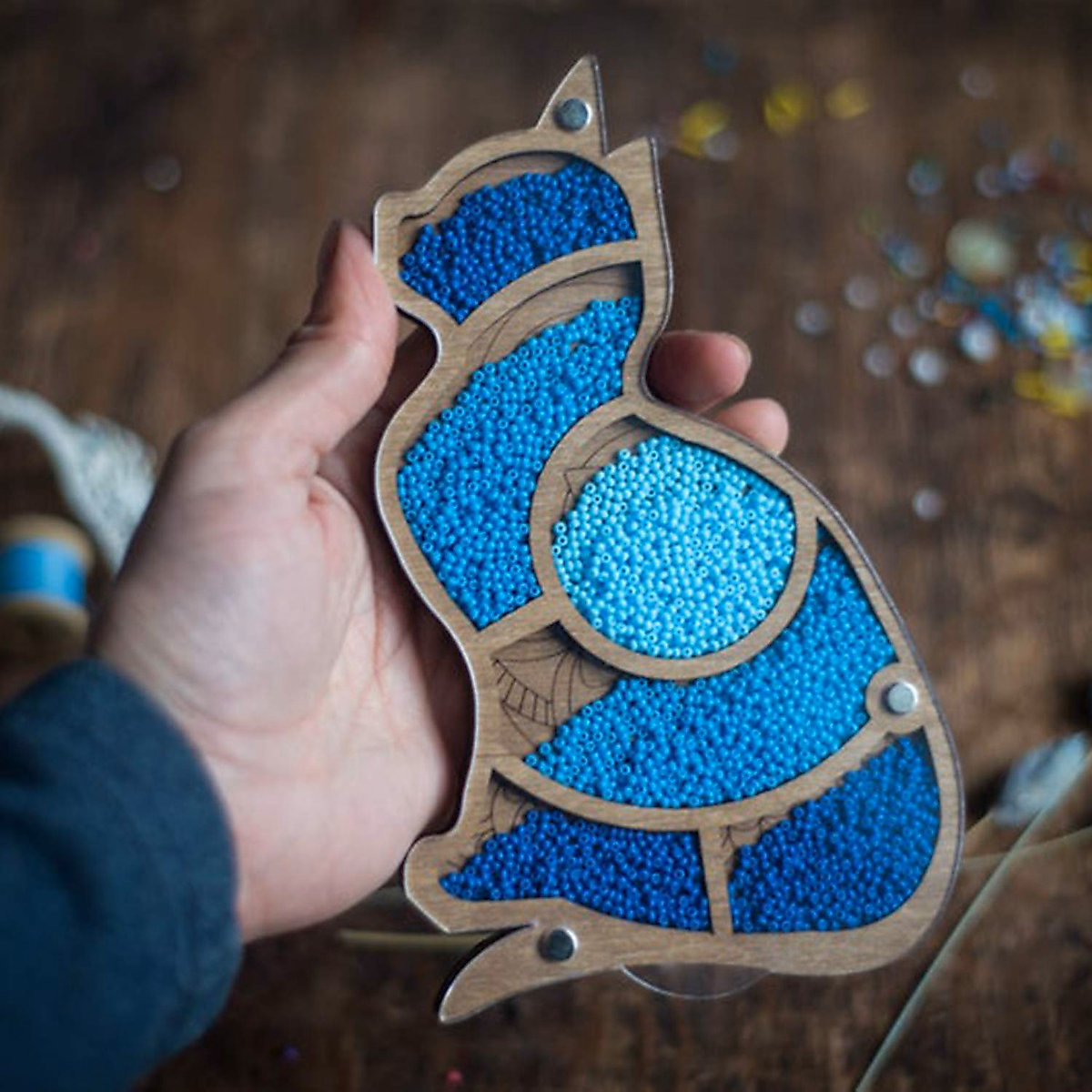 Lonjew Bead Organizer Storage With Transparent Lid Magnet Needle Holder Small Art Sewing Box Organization Tray Container Dividers Beads Parts Hobby Tool Cabinet Organizers Divided Trays