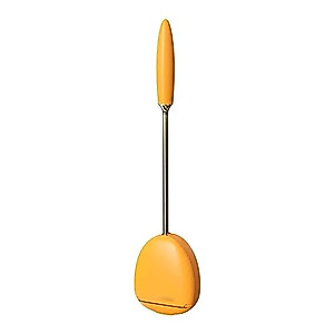 SAAKO Silicone Toilet Bowl Brush Lightweight Wall Mount Toilet Brush and Holder Set Toilet Cleaner Brush Bathroom Deep Clean