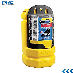 Pacific Handy Cutter SPD-017 Safety Point Blade Dispenser with 100 Safety Point Blades
