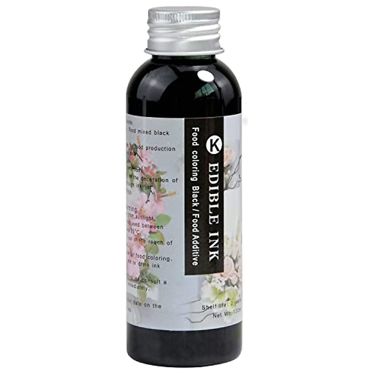 Topwang 4 Colors 100ML/Bottle Food Grade Bakey Ink refillable for Canon PGI-250 PGI270 PGI-280 Ink Cartridges Ca ke Ink C AKE Maker Print on Sugar Paper/Frosting Icing Sheet, Black,Cyan,Mageta,Yellow