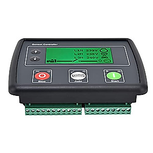 Diesel Generator Control Panel, Self-Starting Genset Controller Alarm Indication DSE4520 for 3-Phase Mains Detection for EFI Engine