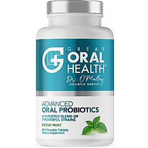 Advanced Bad Breath Treatment Duo — The Oral Probiotics Tablet & OraRestore Natural Mouth & Tooth Concentrated Oil — Dentist Formulated Mint Flavor
