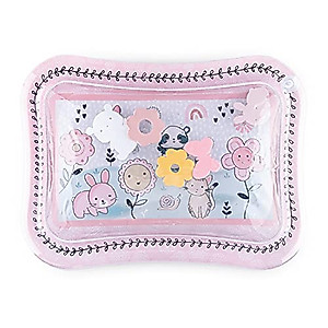 The Peanutshell Tummy Time Water Play Mat for Baby Girls | Inflatable Sensory Development Toy & Tummy Time Mat