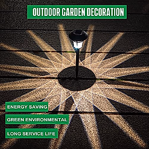 MAGGIFT 12 Pack Solar Pathway Lights Outdoor Solar Garden Lights for Patio, Yard, Driveway