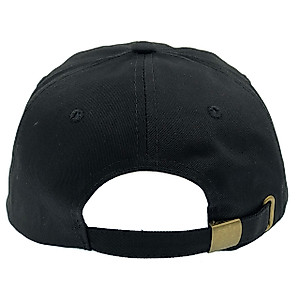 SYWHPS Dm Hat MM More Food Hip Hop Rap Dad Hat Baseball Cap Embroidered (Black)