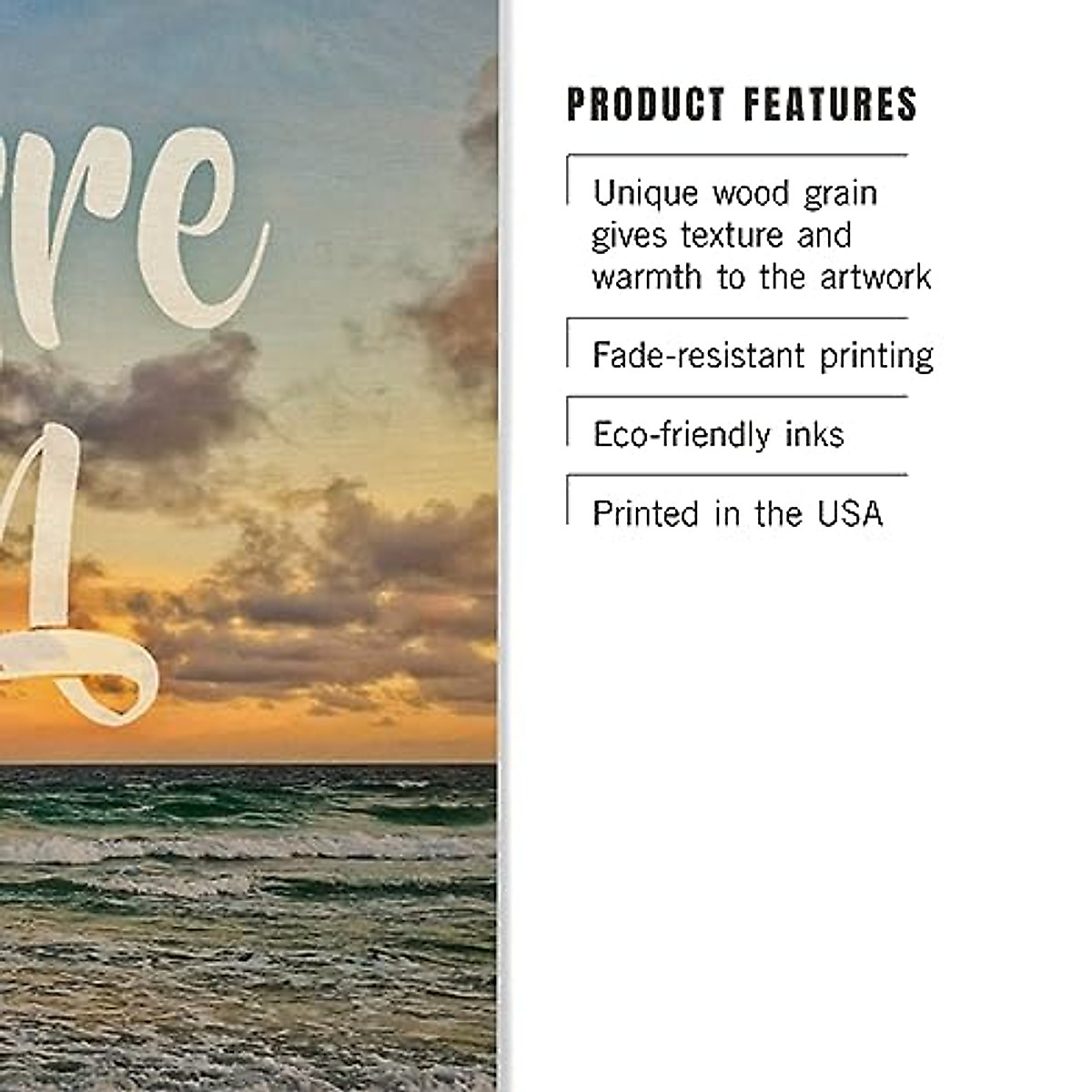 Lantern Press 6x9 Inch Wood Sign, Ready to Hang Wall Decor, Navarre Beach, Florida, Under the Pier