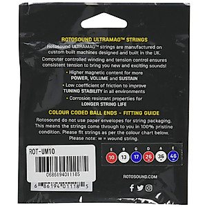 Rotosound Ultramag UM10 High End Electric Guitar Strings 11-48