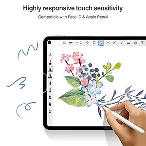 ProCase 2+2 Pack Screen Protector for iPad Pro 11 inch 4th 3rd 2nd 2022 2021 2020 with Camera Lens Protector, Tempered Glass Film for iPad Pro 11"