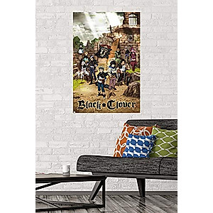 Trends International Black Clover - Group Wall Poster, 22.375" x 34", Unframed Version