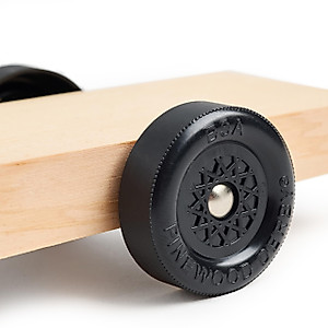 BSA Speed Wheels Lightly Lathed by Pinewood Pro for use on pine derby cars (set of 4)