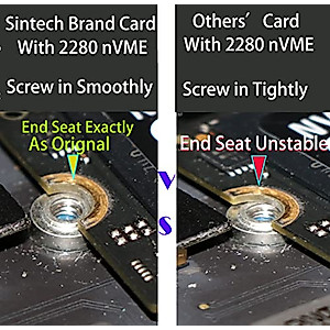 Sintech NGFF M.2 nVME SSD Adapter Card for Upgrade MacBook Air(2013-2016 Year) and MacBook PRO(Late 2013-2015 Year)