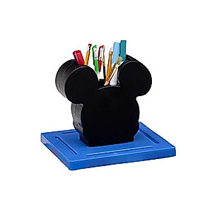 Delta Children 4-Piece Kids Furniture Set (2 Chairs and Table Set & Fabric Toy Box), Disney Mickey Mouse