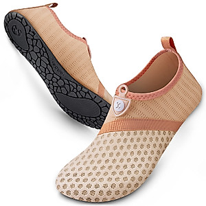 SIMARI Water Shoes for Women Men Aqua Socks Swim Surf Beach Barefoot Yoga Travel Camping Essentials Kayak Boat Accessories Quick-Dry Non Slip Adult Youth SWS002