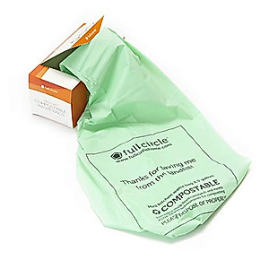 Full Circle Fresh Air Biodegradable Compost Bags, 2.5 Gallon / 25 Count, Original Scent (Pack of 2)