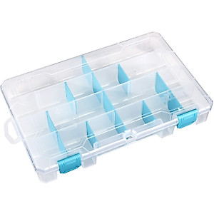 Tarnish Inhibitor Medium Box with Six Compartments in Translucent