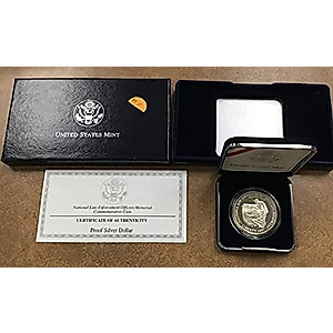 1997 P National Law Enforcement Officers Memorial Commemorative Proof $1 OGP US Mint