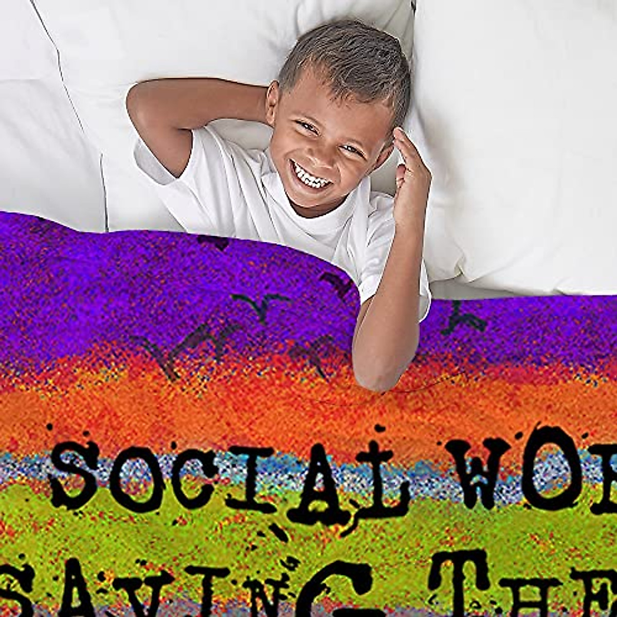 CafePress Social Worker Throw Blanket Super Soft Fleece Plush Throw Blanket, 60"x50"