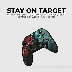 DreamController Original X-box Modded Controller Special Edition Customized Compatible with X-box One S/X-box Series X/S & Windows 10 Made with Advanced HydroDip Print Technology (Not Just a Skin)