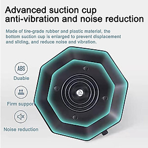 Tillsok Washer and Dryer Pedestals, Anti Vibration Pads Stops Washer Dryer Noise Moving Shaking Walking, Universal Pedestals and Shock Support, 4 PCS