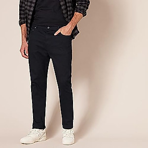 Amazon Essentials Men's Skinny-Fit Stretch Jean, Black, 34W x 30L