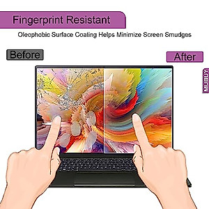 Tempered Glass Screen Protector for 17 Inch 16:10 Aspect HP/Dell/Sony/Samsung/Lenovo/Acer/MSI/Razer Blade/LG Gram 17" Laptop (14 7/16 x 9 1/16 Inch), 9H Hardness, Anti Fingerprint