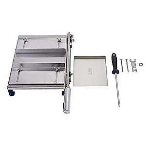 IHAYNER Slicer Cutter 13.5 Inch Cheese Slicer Cutter 430 Stainless Steel Bone Cutter Guillotine Sausage Ham Biltong Jerky Slicer