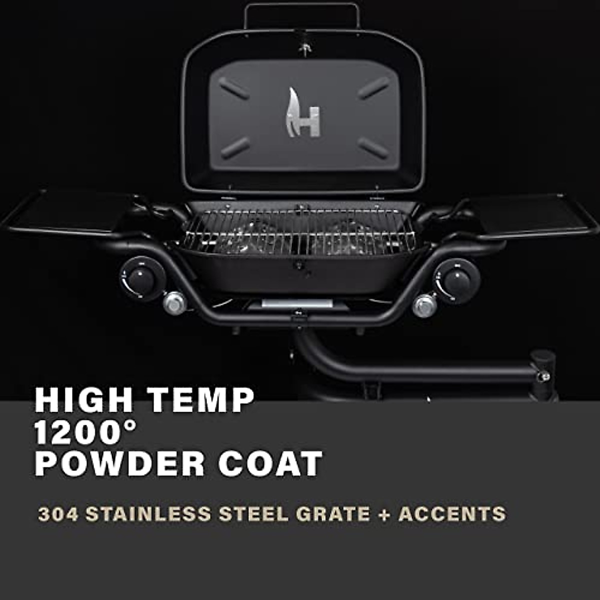 HitchFire Forge 20 Trailer Hitch Grill, Portable Grill Camping Grill, Portable Gas Grill BBQ, Small Grill for Camping Grills, Small Gas Grill Portable Grill Propane Grill, Tailgating Grill RV Grills