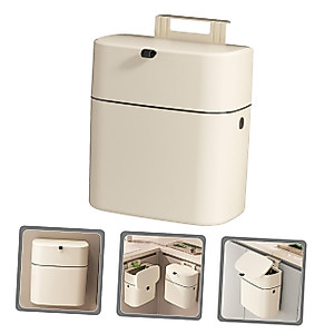 Didiseaon waste container waste bin trash can cabinet trash bin trash can with lid counter top compost bucket kitchen compost bin trash cans garbage can pp Storage tank office dual purpose