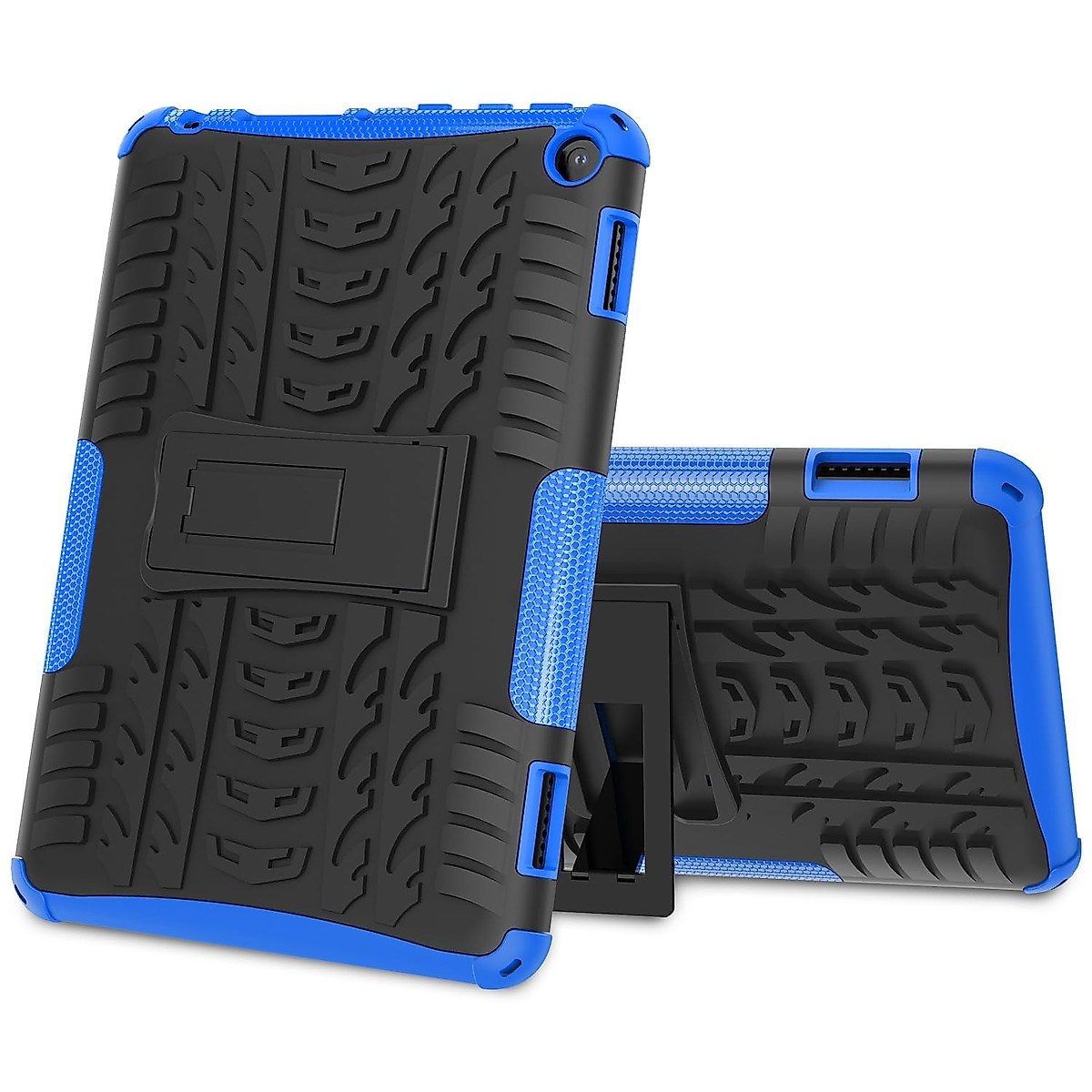 ROISKIN for Amazon Kindle Fire HD 8 Tablet & HD 8 Plus Case (2024/2022/2020 Release) 12th/10th Generation with Kickstand [Kids Friendly] Dual Layer Heavy Duty Shockproof Case for Fire 8 & 8 Plus