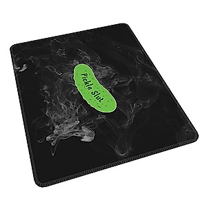 Mouse Pad Anti-Slip Waterproof Mousepad for Computer Laptop Office Pickle Slut Logo Home 10x12in