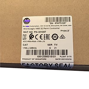 Lanlily 1766-L32BWA Micrologix 1400 32 Point Controller PLC Module New in Box by DHL or FedEx