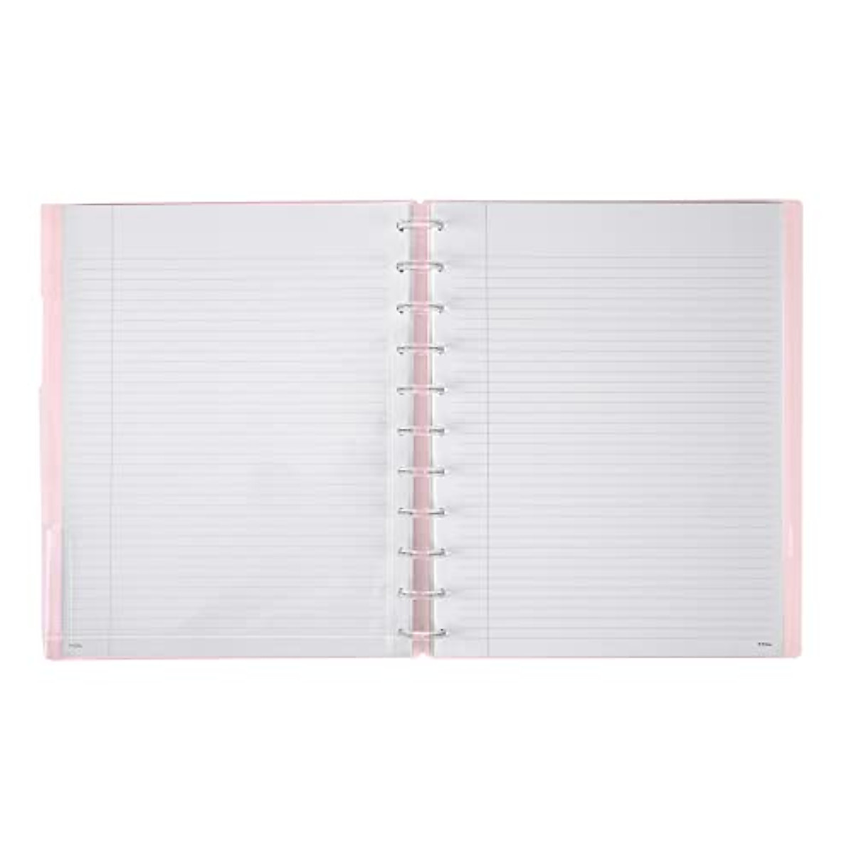 TUL® Discbound Student Notebook, 3-Subject, Letter Size, Pink