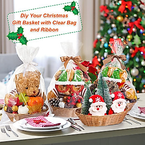 36 Pieces Bread Basket for Serving Plastic Wicker Basket Empty Gift Basket Woven Round Storage Basket Brown Fruit Serving Basket Bulk for Kitchen, Restaurant, Easter Gifts, Bakery 9.5 x 6.3 x 2.4 Inch