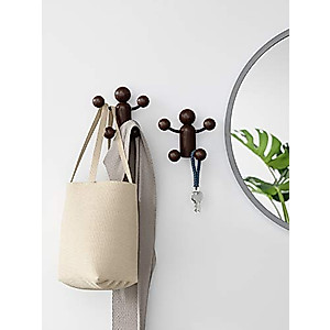 Umbra Woody Wall Hook Black/Walnut
