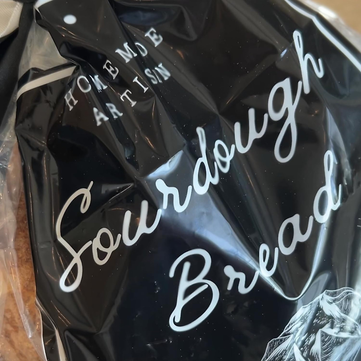 Large Beautiful Design Sourdough Bread Bags 50 Bread Bags For Homemade Bread with 50 Ties