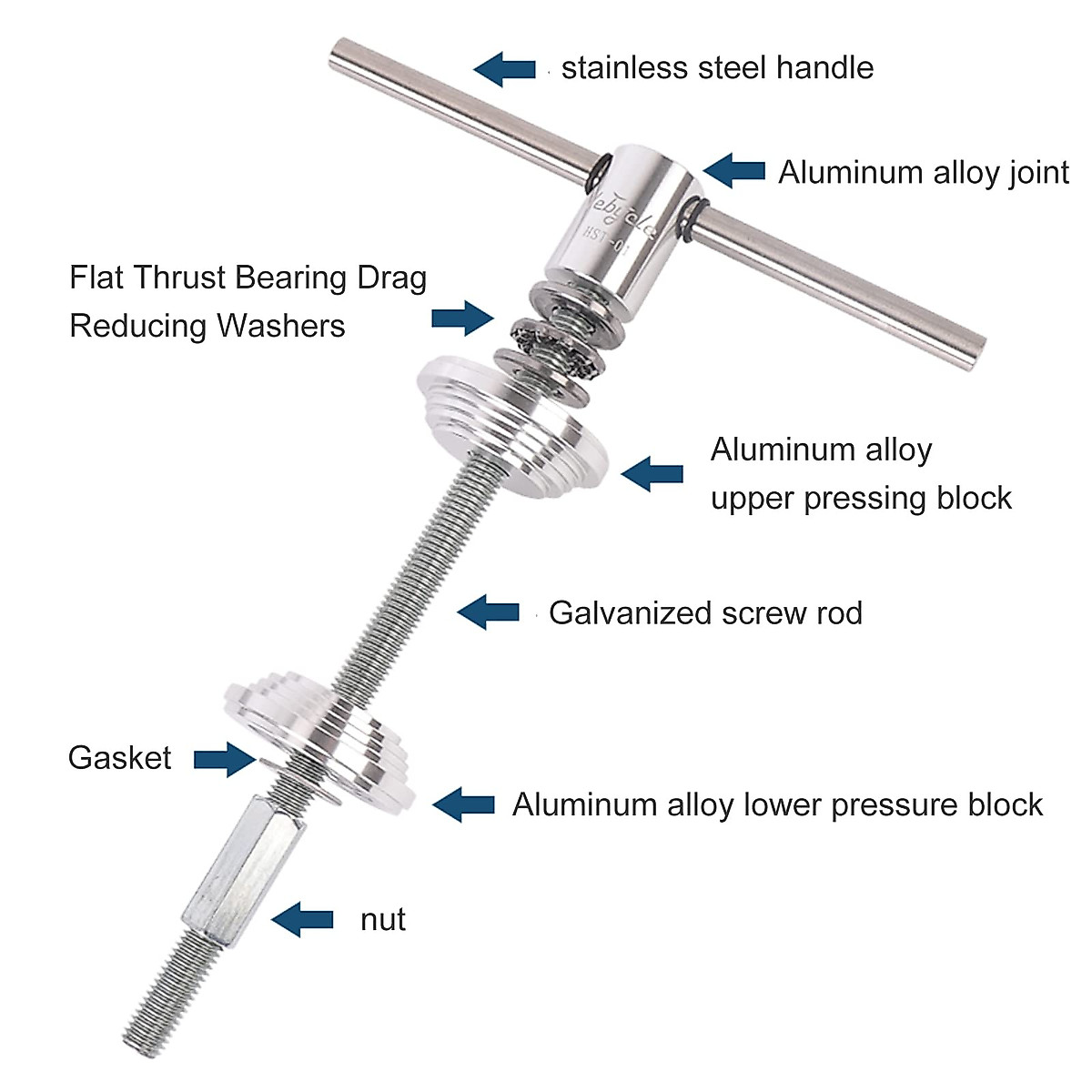Fdqs Bike Bottom Bracket Install and Removal Tool Kit, Professional Headset Bottom Bracket Press Tool, for Road Mountain Bike BB86/BB30/BB92/PF30 Bearings (Basic:PressFittingTool)