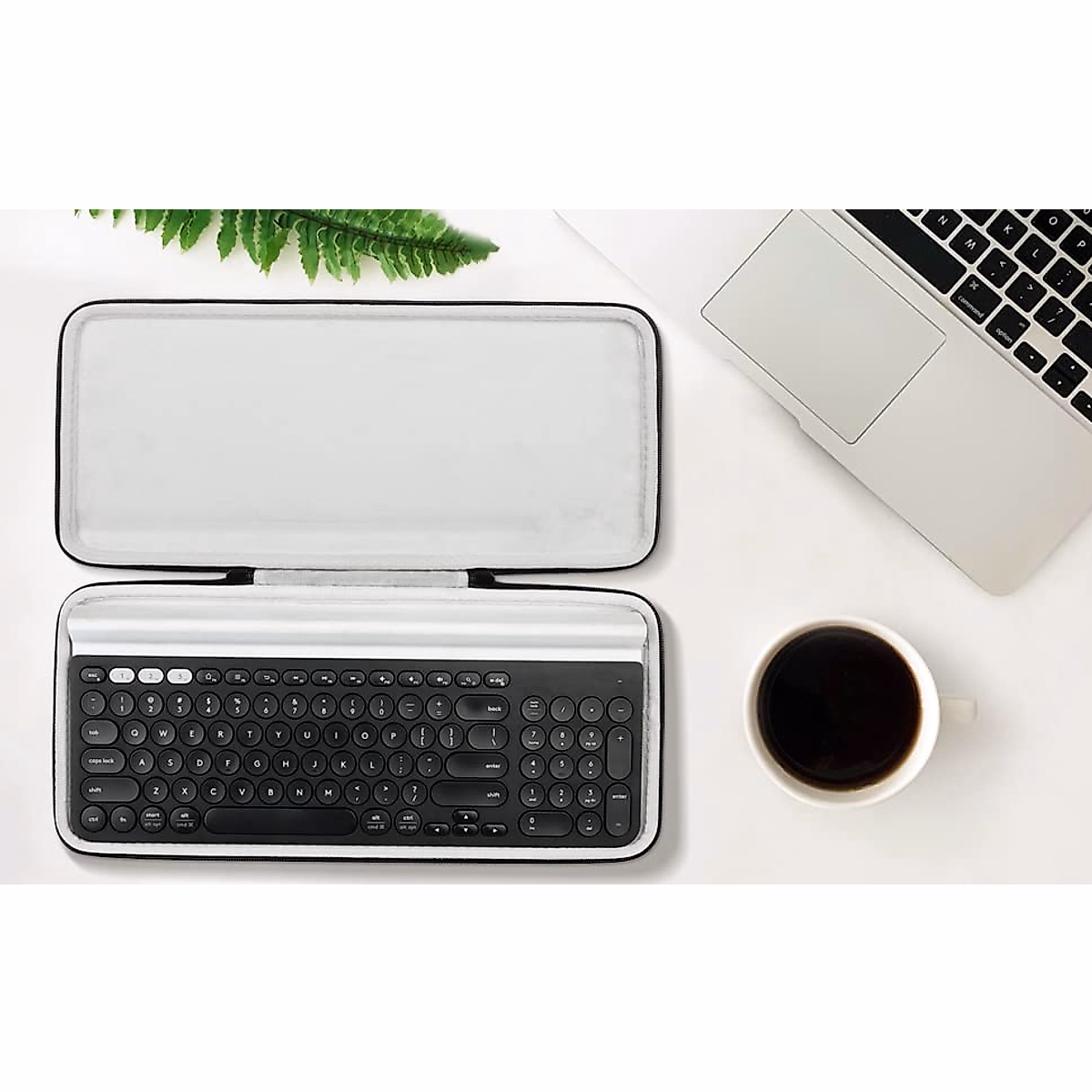 Khanka Hard Travel Case Replacement for Logitech K780 Multi-Device Wireless Keyboard