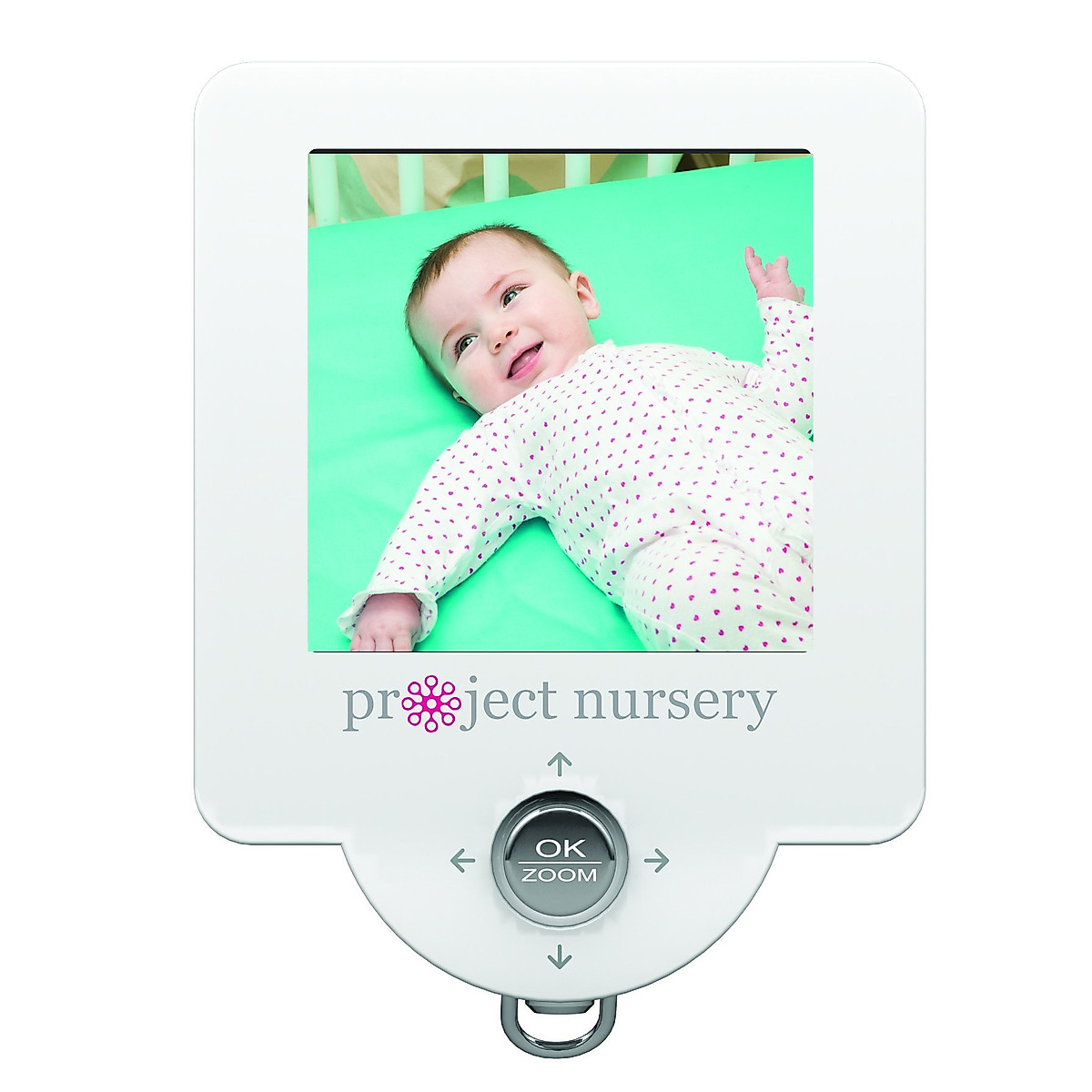 Project Nursery 5" High Definition Baby Monitor System with 1.5" Mini Monitor - White