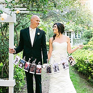 Bride to Be Photo Banner - White Card Stock Bride to Be Decorations, Bachelorette Party Decorations, Bridal Shower Decorations, Miss to Mrs Banner