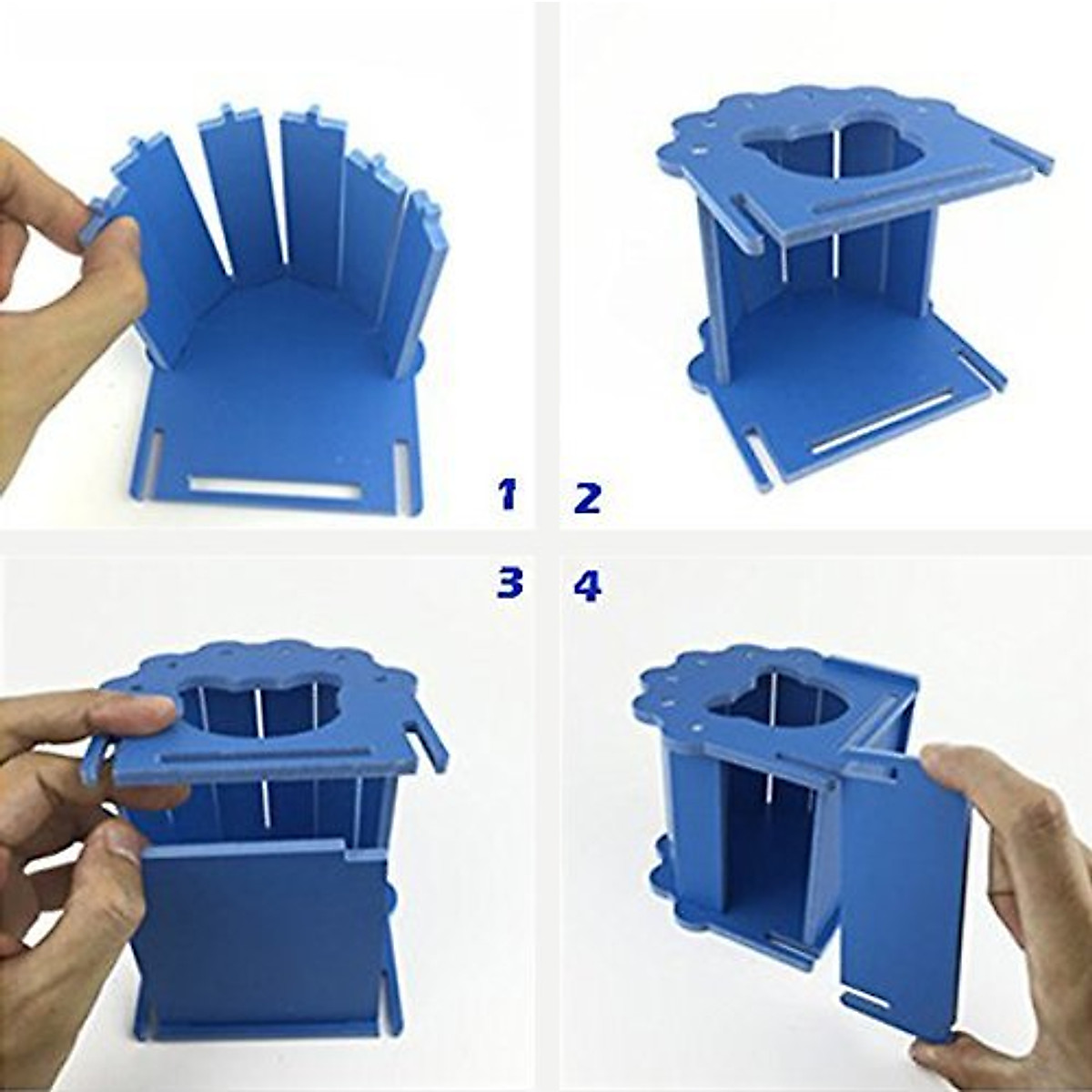 Hamster House Cage Wood Chew Toy DIY Colorful Hut for Hamster Gerbil Rat Small Animals Hideout with Free Hamster Lead Leash (L, Green)