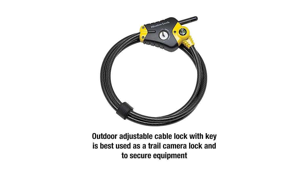 Master Lock Python Cable Lock - 6' Adjustable Security